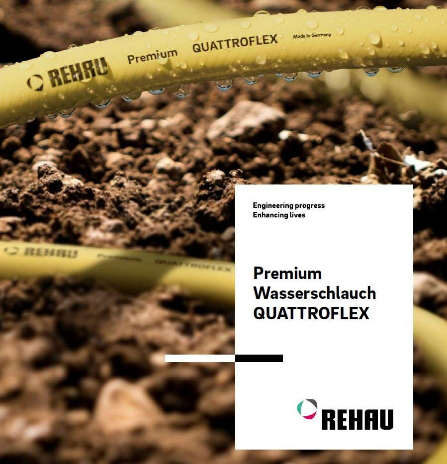 100m Quattroflex Plus 1/2" 13mm Rehau Sondermodell - Schlauchverkauf.